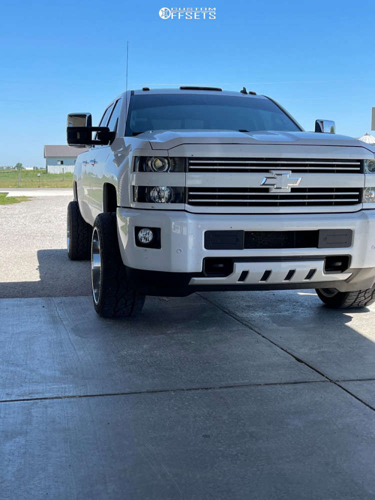 2015 Chevrolet Silverado 2500 HD with 22x12 -40 American Force Evo Ss ...