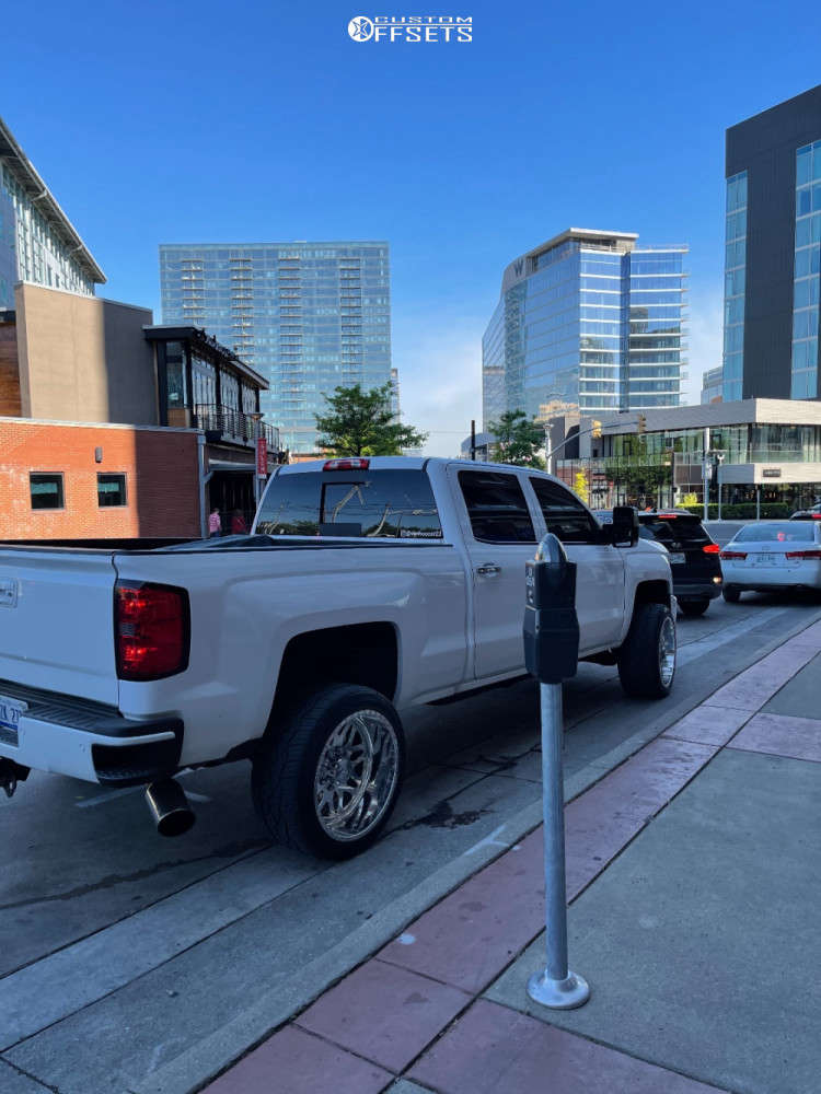 2015 Chevrolet Silverado 2500 HD with 22x12 -40 American Force Evo Ss ...