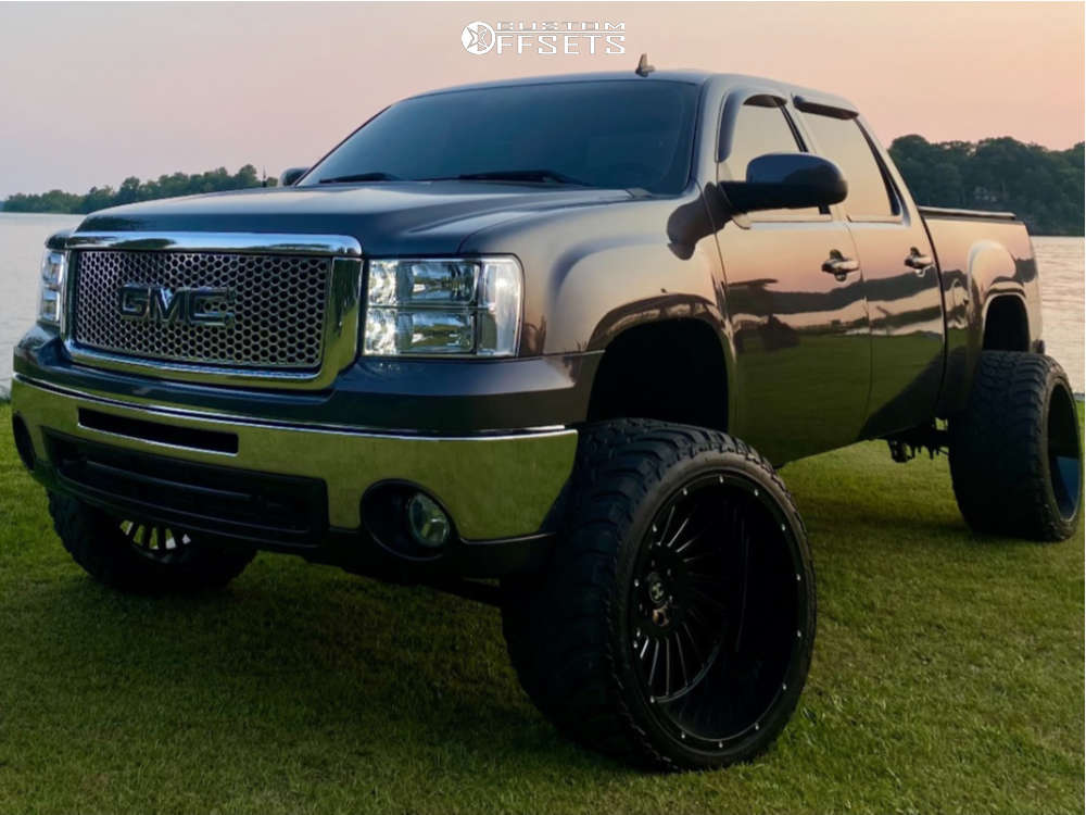 2011 GMC Sierra 1500 with 24x14 -76 Hardcore Offroad Hc17 and 35/13 ...