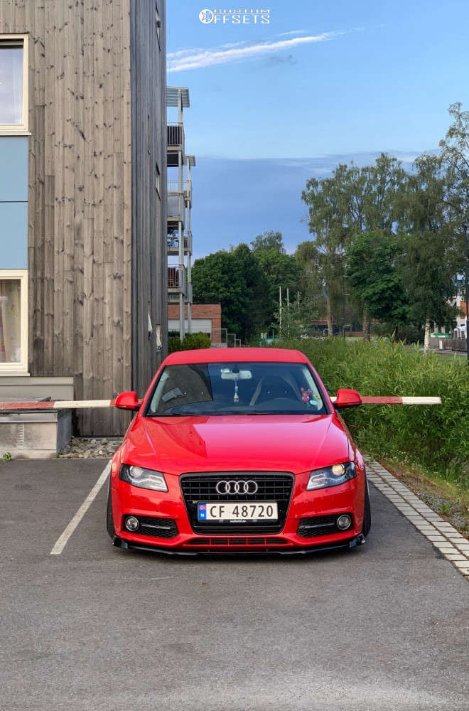 2009 Audi A4 with 18x10.5 22 ESR Cs2 and 225/40R18 Mazzini Eco and Air ...