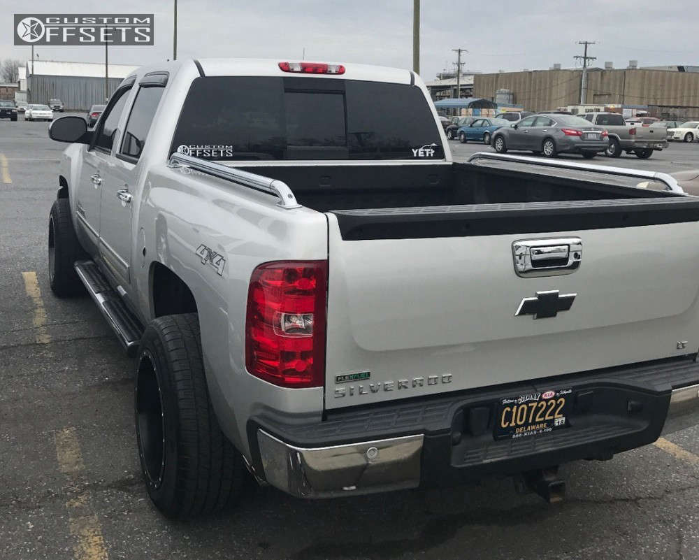 2011 Chevrolet Silverado 1500 with 20x12 -44 Fuel Maverick and 275 ...