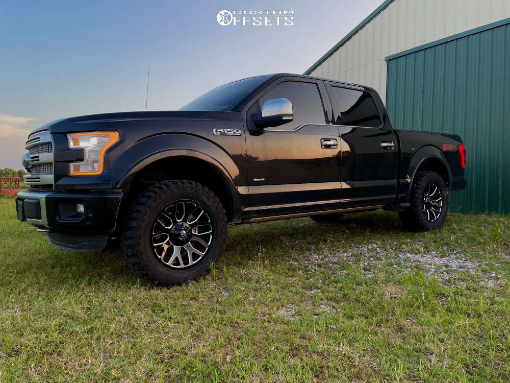 2015 Ford F-150 with 20x9 18 Fuel Warrior and 33/12.5R20 Cooper ...