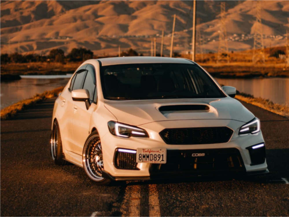 2020 Subaru WRX with 18x9.5 30 Aodhan Ds03 and 235/35R18 Michelin Eagle ...