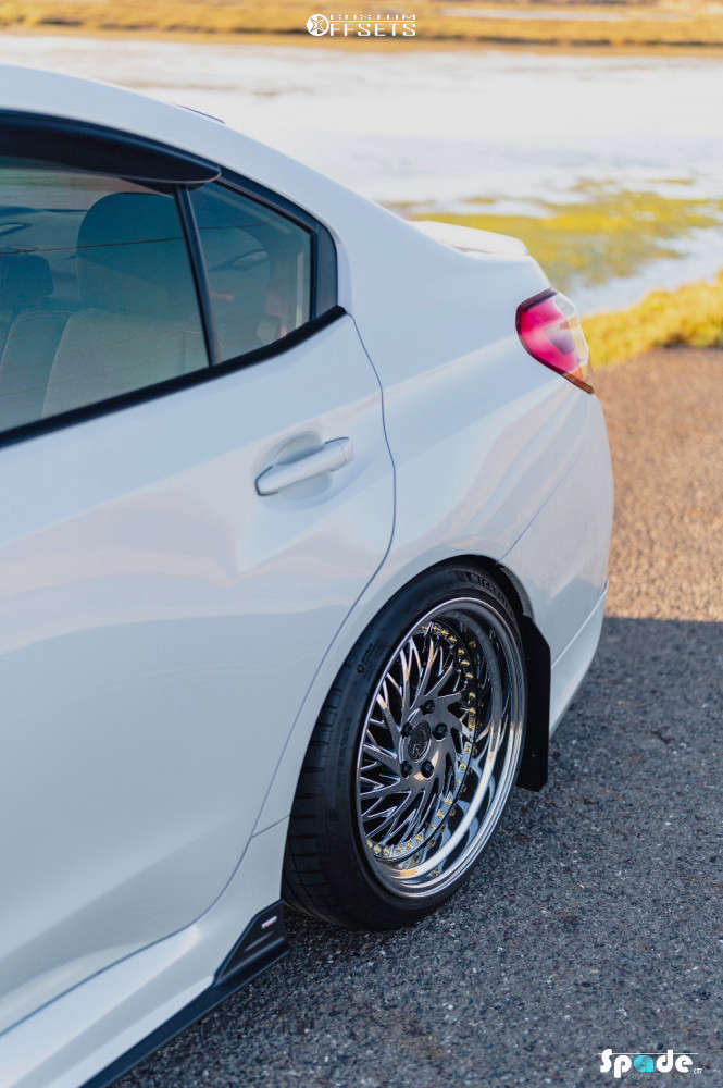 2020 Subaru WRX with 18x9.5 30 Aodhan Ds03 and 235/35R18 Michelin Eagle ...