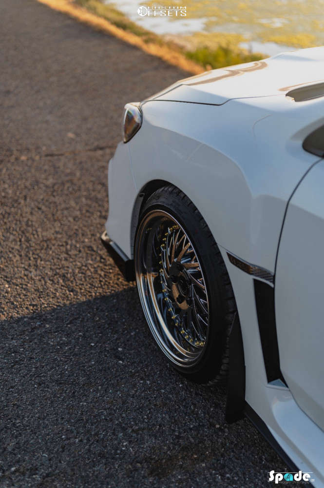 2020 Subaru WRX with 18x9.5 30 Aodhan Ds03 and 235/35R18 Michelin Eagle ...