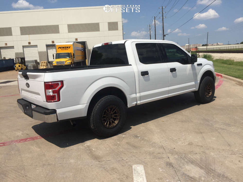 2018 Ford F-150 with 17x9 1 Fuel Rebel and 285/70R17 Bridgestone Dueler ...
