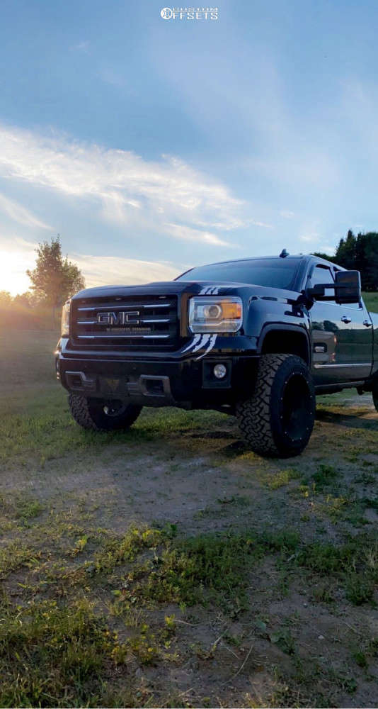 2015 GMC Sierra 1500 with 20x12 -51 Vision Rocker and 33/12.5R20 Venom ...