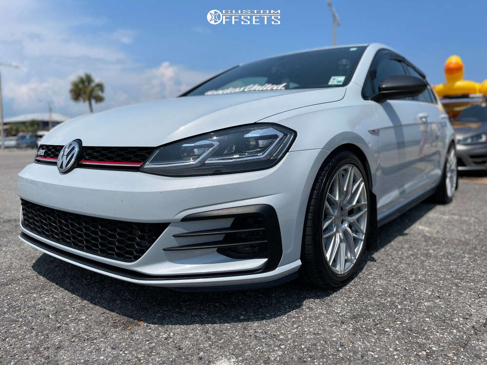 2018 Volkswagen GTI Wheel Offset Nearly Flush Coilovers | 1810868 ...