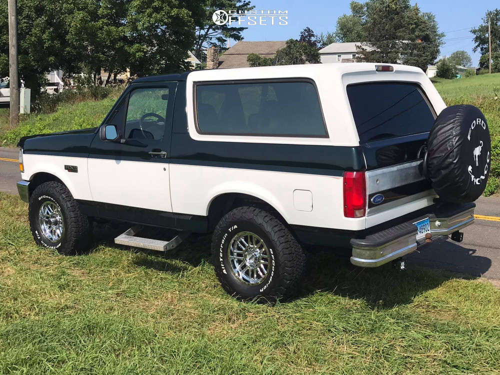 1995 Ford Bronco with 16x8 0 Raceline Split and 285/75R16 BFGoodrich ...