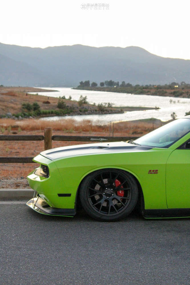 2011 Dodge Challenger with 20x9 18 Voxx Replicas Hellcat and 275/40R20 ...