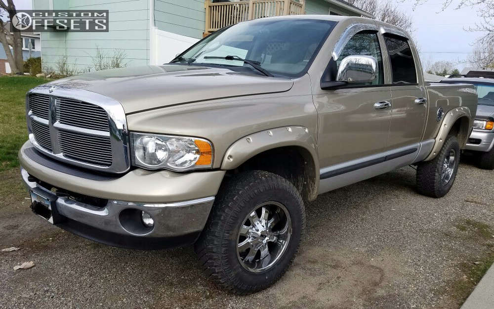 2004 Dodge Ram 1500 with 18x9 -12 Alloy Ion Style 189 and 275/70R18 ...