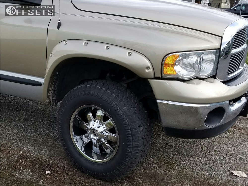 2004 Dodge Ram 1500 with 18x9 -12 Alloy Ion Style 189 and 275/70R18 ...