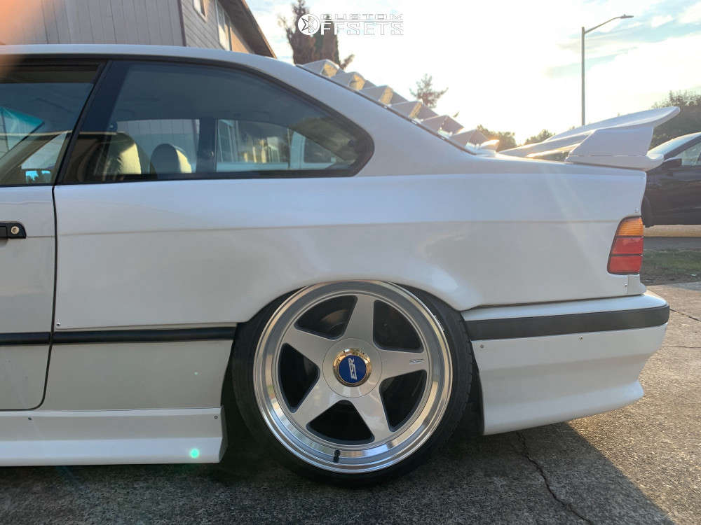 1994 BMW 325is with 18x10.5 15 ESR Forged CR5 and 225/40R18 Cosmo and ...