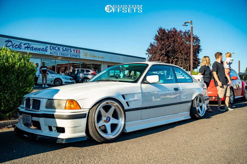 1994 BMW 325is with 18x10.5 15 ESR Forged CR5 and 225/40R18 Cosmo and ...