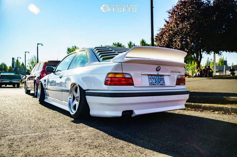 1994 BMW 325is with 18x10.5 15 ESR Forged CR5 and 225/40R18 Cosmo and ...