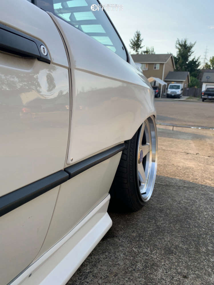 1994 BMW 325is with 18x10.5 15 ESR Forged CR5 and 225/40R18 Cosmo and ...