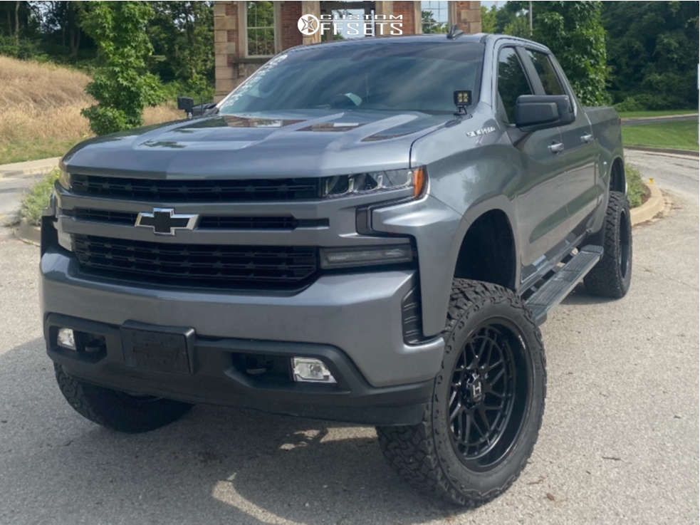 2019 Chevrolet Silverado 1500 with 22x10 -25 Hostile Reaper and 35/12 ...
