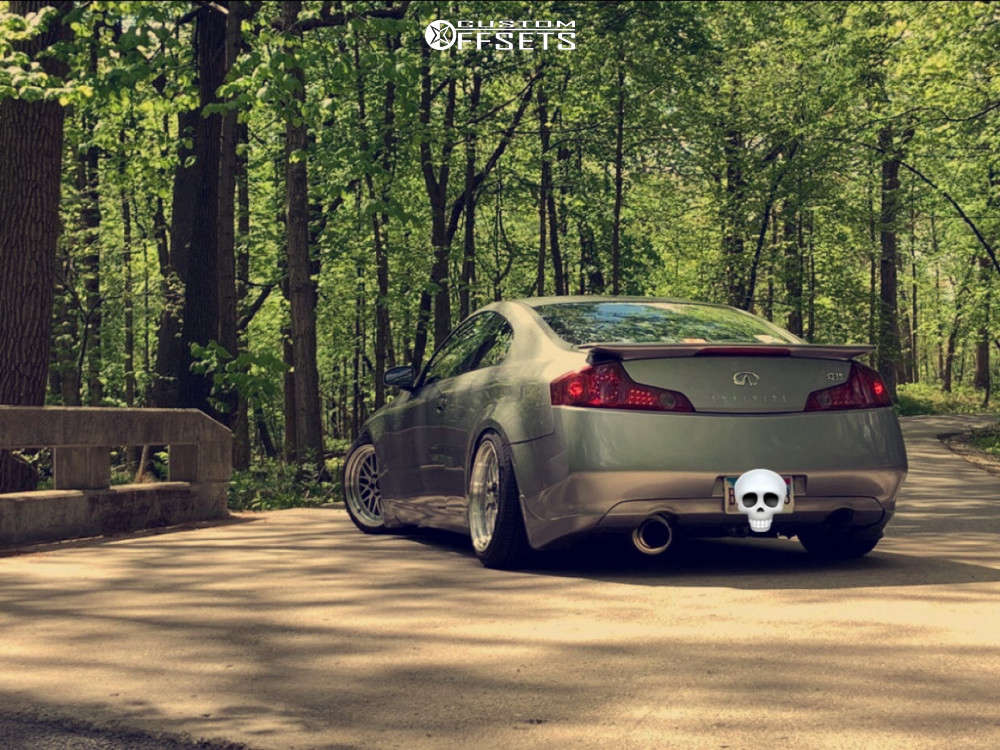 2004 INFINITI G35 with 18x9.5 35 JNC Jnc005 and 215/40R18 Westlake Sa07 ...