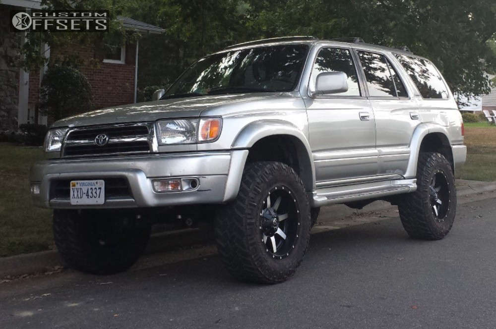 1999 Toyota 4Runner with 18x9 -12 Fuel Maverick and 285/65R18 Nitto ...
