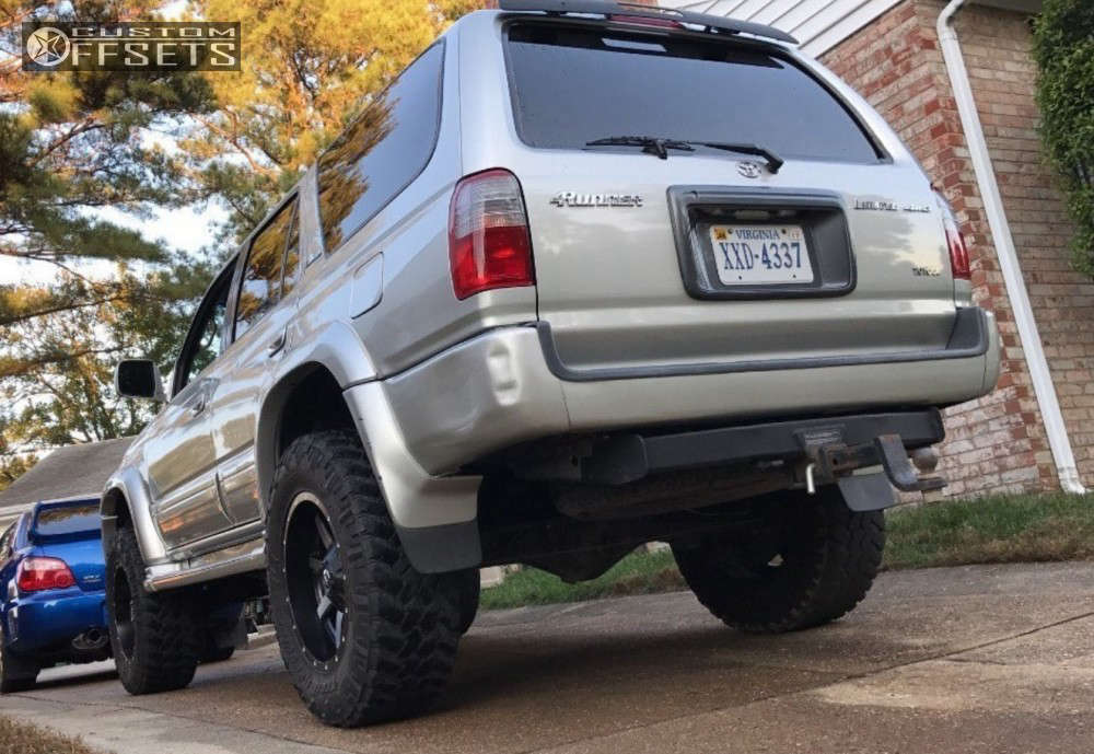 1999 Toyota 4Runner with 18x9 -12 Fuel Maverick and 285/65R18 Nitto ...