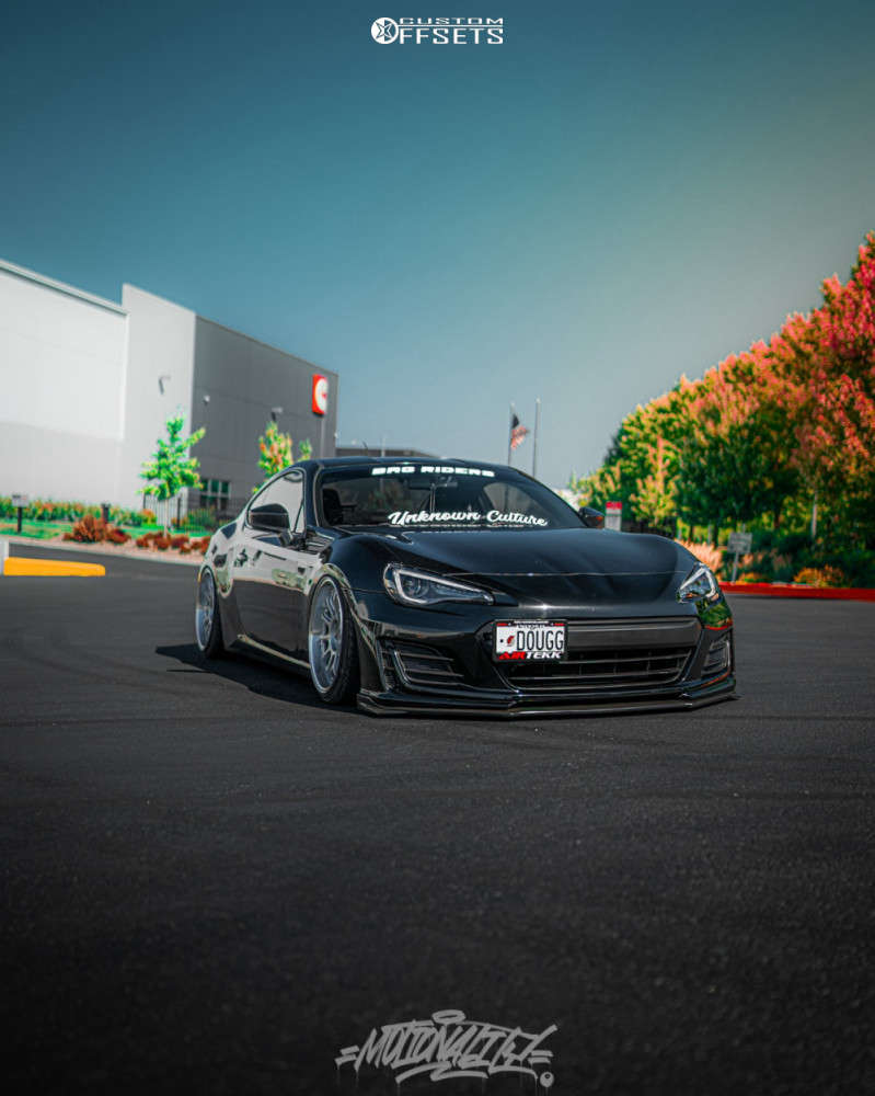 2013 Subaru BRZ with 18x9.5 22 ESR Cs12 and 215/35R18 Haida Hd921 and ...