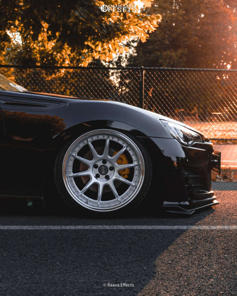 2013 Subaru BRZ with 18x9.5 22 ESR Cs12 and 215/35R18 Haida Hd921 and ...