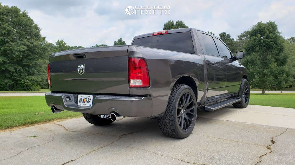 2015 Ram 1500 with 22x10 25 Factory Reproductions Fr70 and 305/45R22 ...