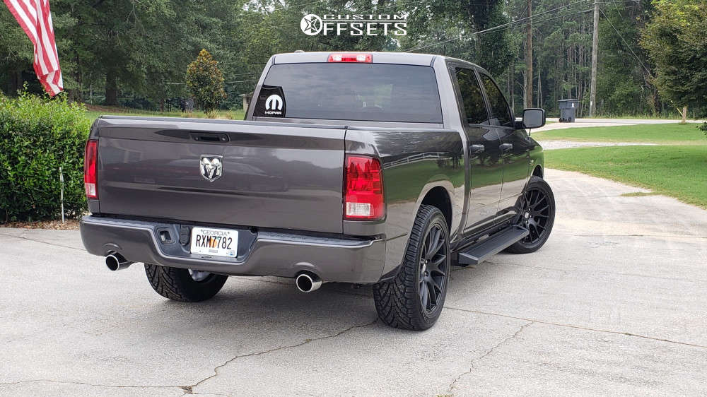 2015 Ram 1500 with 22x10 25 Factory Reproductions Fr70 and 305/45R22 ...