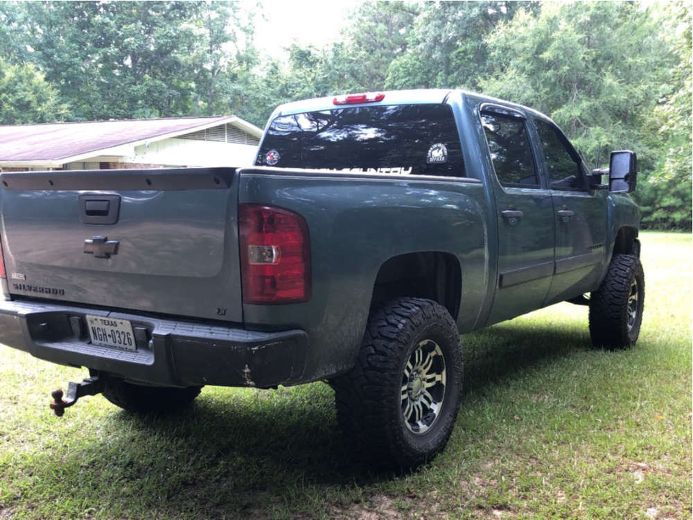 2008 Chevrolet Silverado 1500 with 17x8.5 18 Vision Warrior and 275 ...