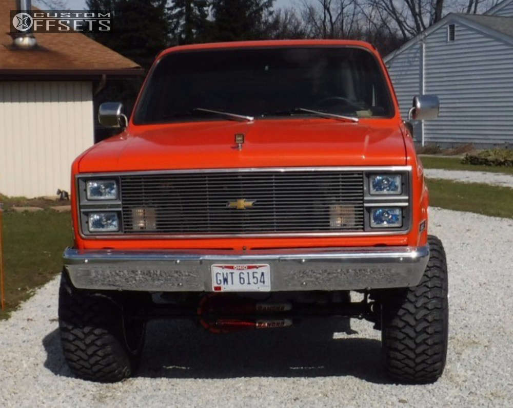 1983 Chevrolet K10 with 20x14 -76 Fuel 536 and 35/13.5R20 RBP Repulsor ...