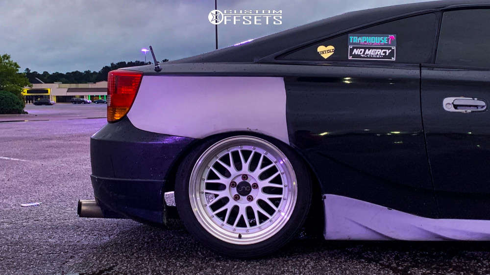 2004 Toyota Celica with 17x8.5 35 JNC Jnc005 and 215/45R17 Federal 595 ...