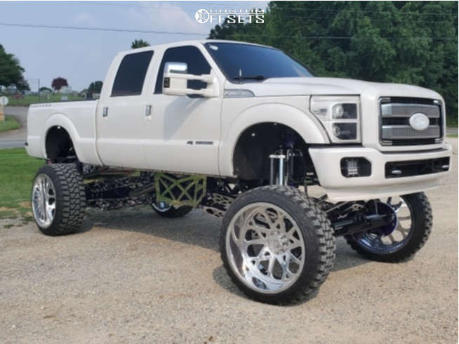 2014 Ford F-250 Super Duty with 28x16 -101 Amani Forged Cardano and 40/ ...