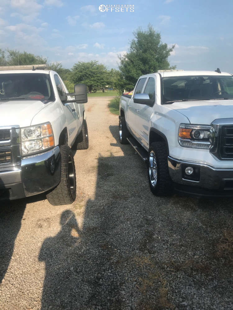 2015 GMC Sierra 1500 with 20x10 -24 Extreme Force Xf10 and 275/55R20 ...