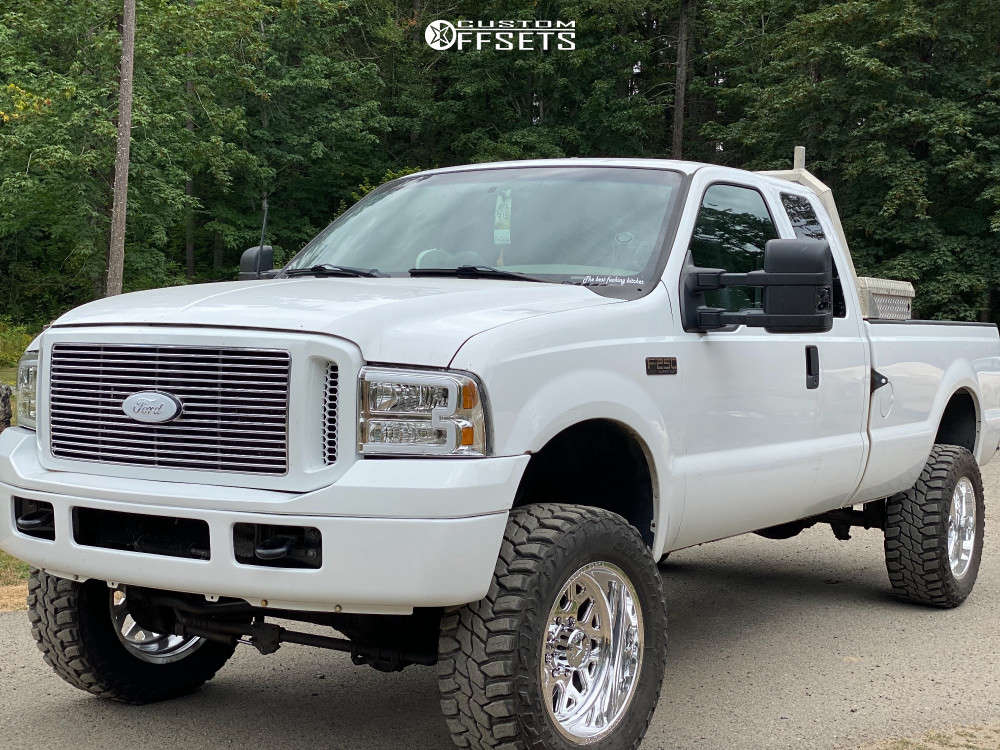 2000 Ford F-250 with 20x12 -40 American Force Flux Ss and 33/12.5R20 ...