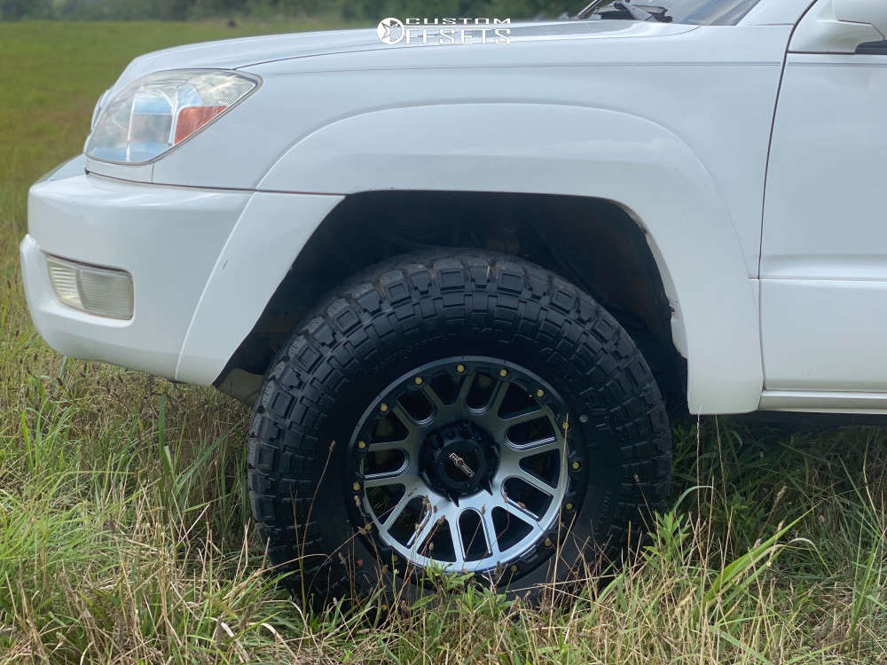 2004 Toyota 4Runner with 17x9 -12 Vision Nemesis and 33/12.5R17 Kenda ...