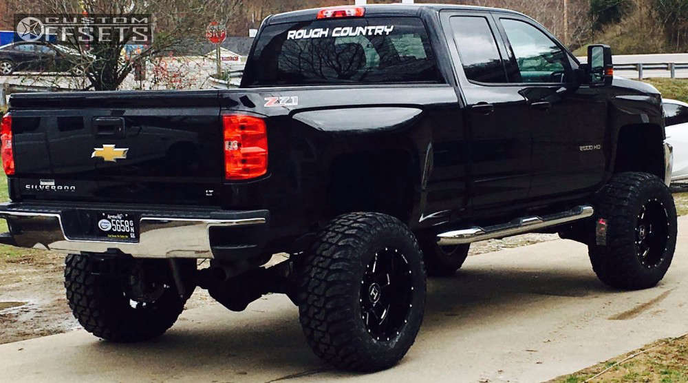 2016 Chevrolet Silverado 2500 HD with 20x12 -44 Hostile Gauntlet and 37 ...