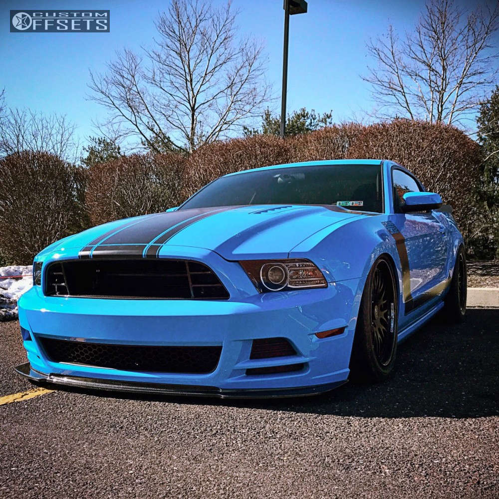 2013 Ford Mustang with 19x9 25 CCW Classic 3 Piece and 245/40R19 Nitto ...