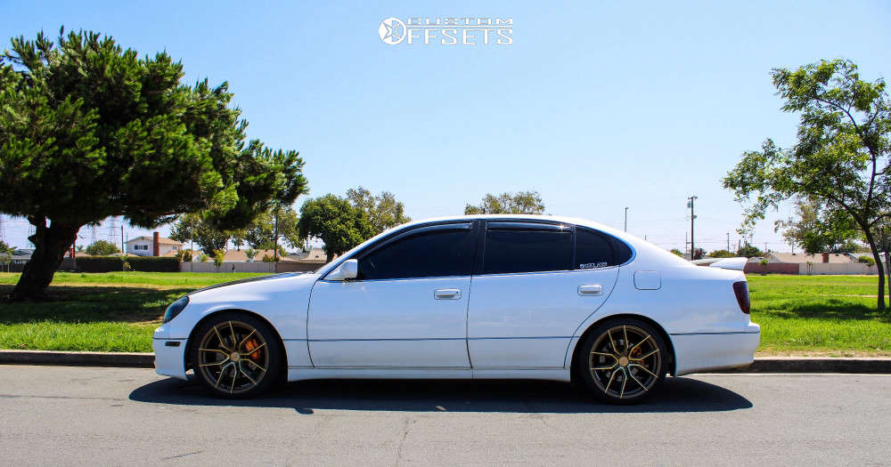 1998 Lexus GS400 Wheel Offset Flush Coilovers | 1816187 | Custom Offsets