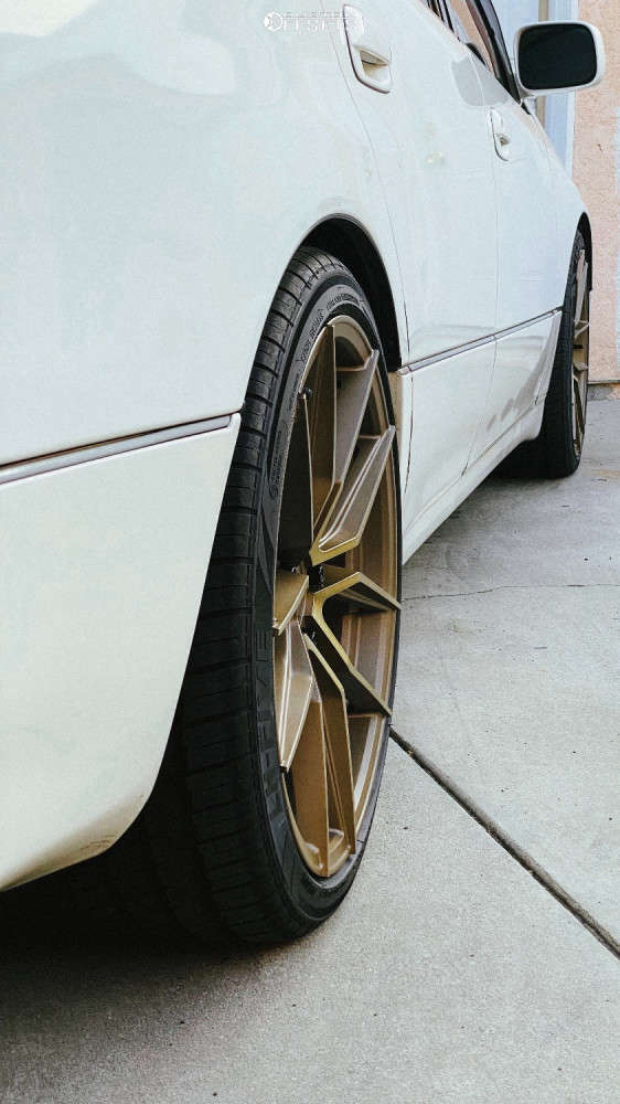 1998 Lexus GS400 Wheel Offset Flush Coilovers | 1816187 | Custom Offsets