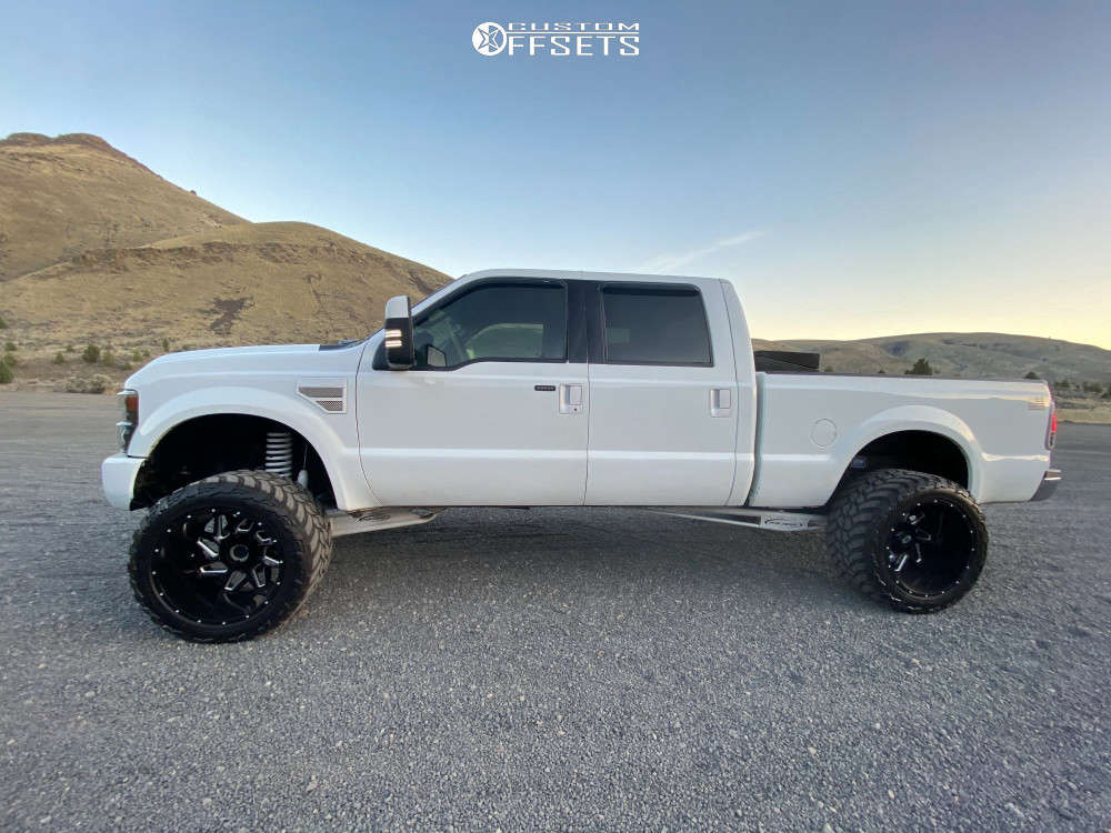 2008 Ford F-250 Super Duty with 22x14 -76 Vision Spyder and 35/15.5R22 ...