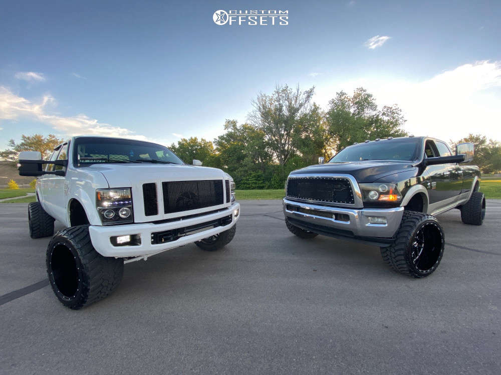 2008 Ford F-250 Super Duty with 22x14 -76 Vision Spyder and 35/15.5R22 ...