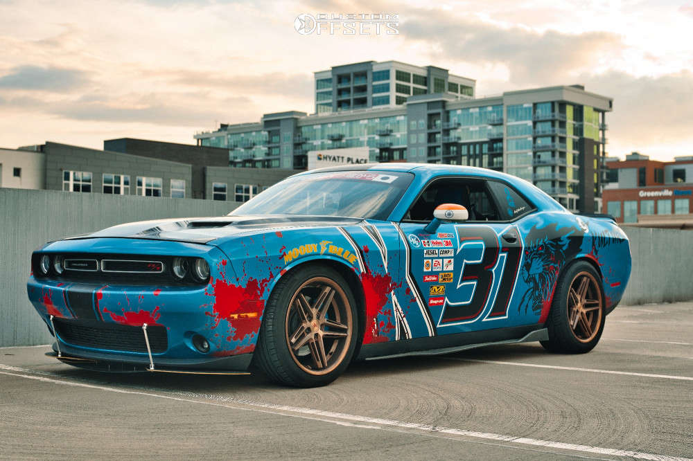 2015 Dodge Challenger with 20x9 15 Ferrada CM1 and 245/45R20 Atrezzo ...