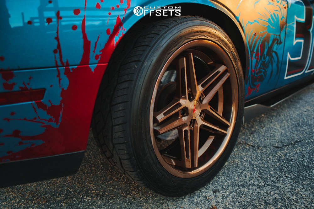 2015 Dodge Challenger with 20x9 15 Ferrada CM1 and 245/45R20 Atrezzo ...