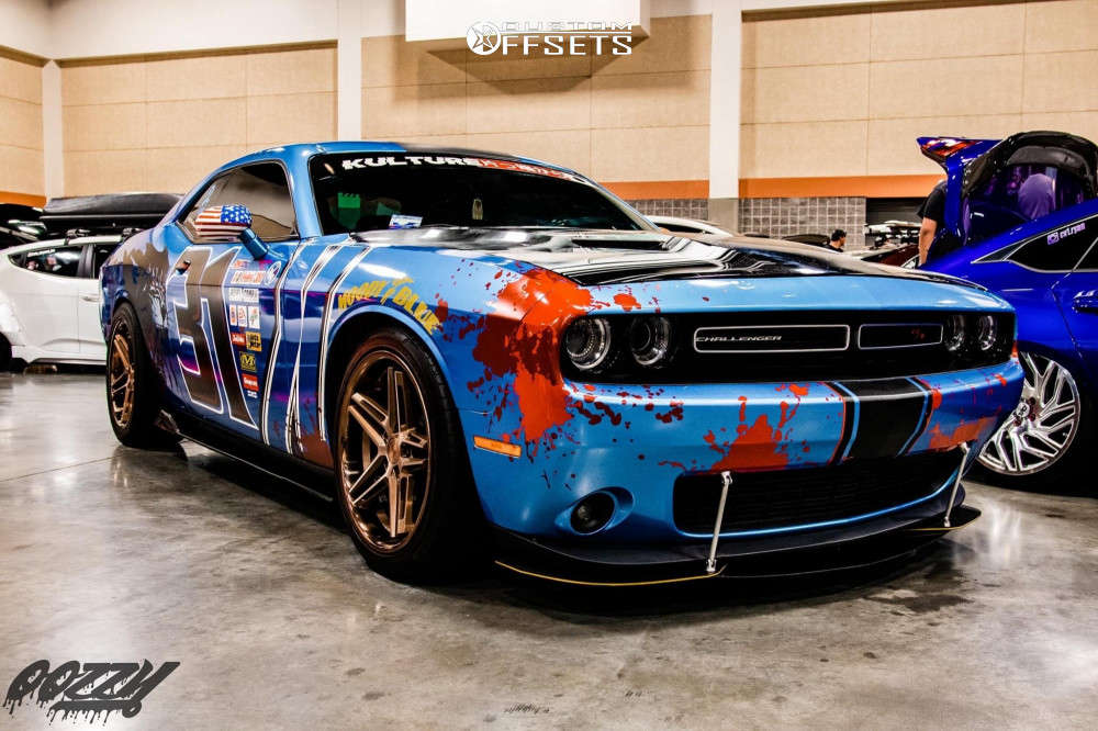 2015 Dodge Challenger with 20x9 15 Ferrada CM1 and 245/45R20 Atrezzo ...