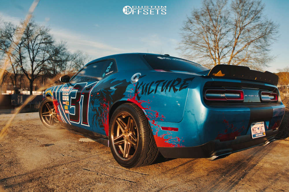 2015 Dodge Challenger with 20x9 15 Ferrada CM1 and 245/45R20 Atrezzo ...