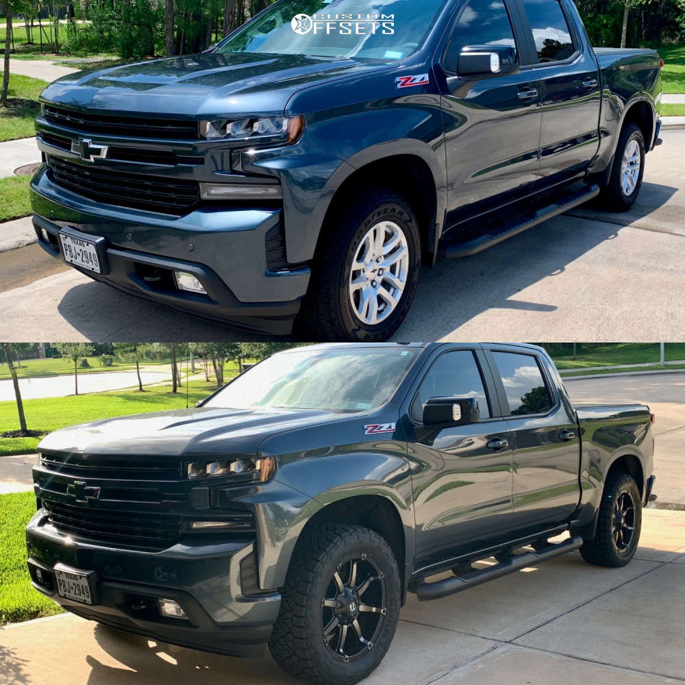 2020 Chevrolet Silverado 1500 with 20x9 1 Fuel Coupler D556 and 295 ...