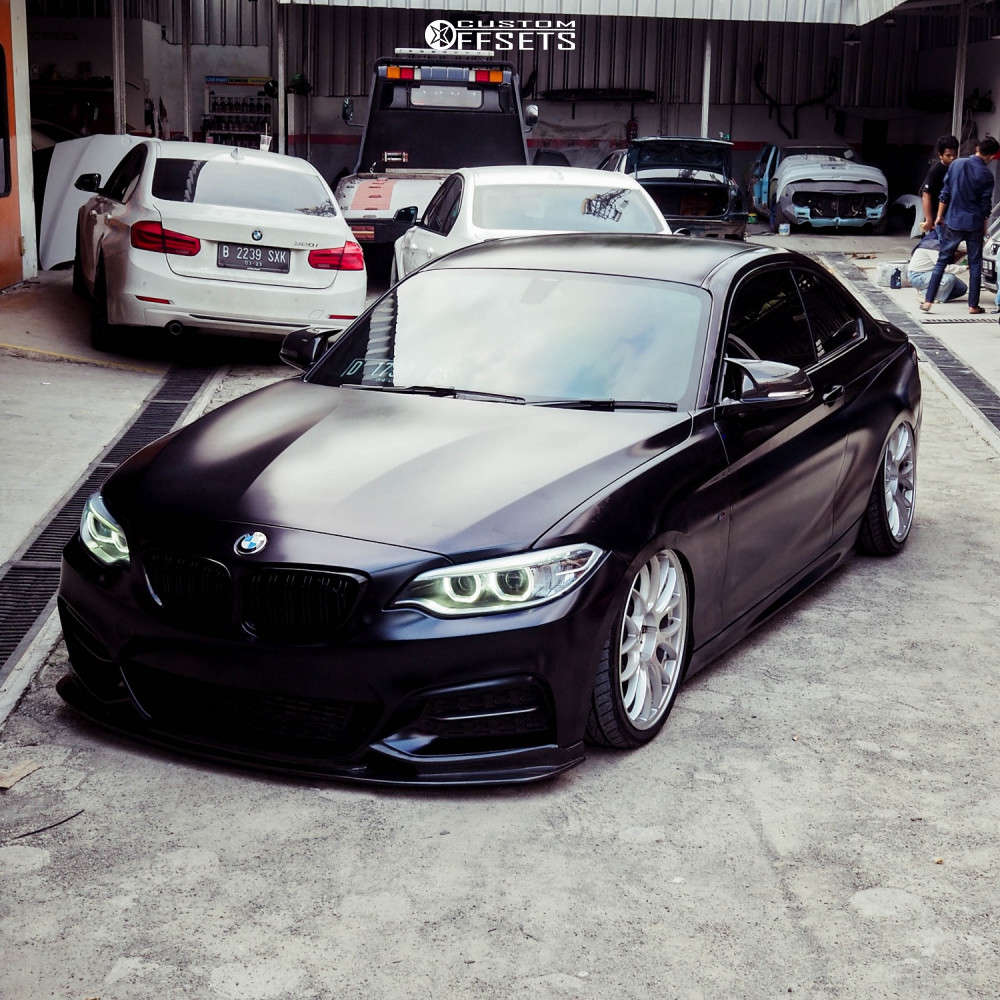 2015 BMW M235i with 19x8.5 36 Rays Engineering Rays Homura 2x8GT and ...