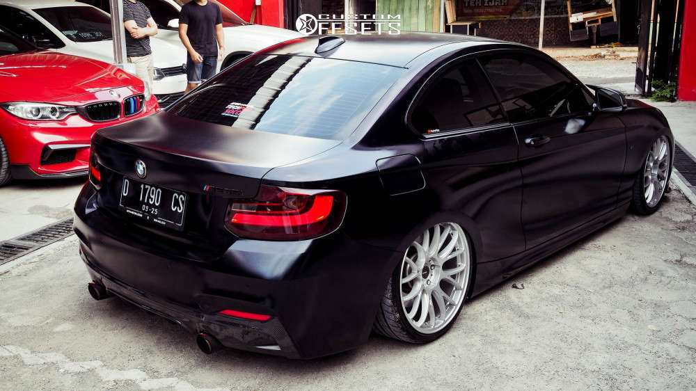 2015 BMW M235i with 19x8.5 36 Rays Engineering Rays Homura 2x8GT and ...
