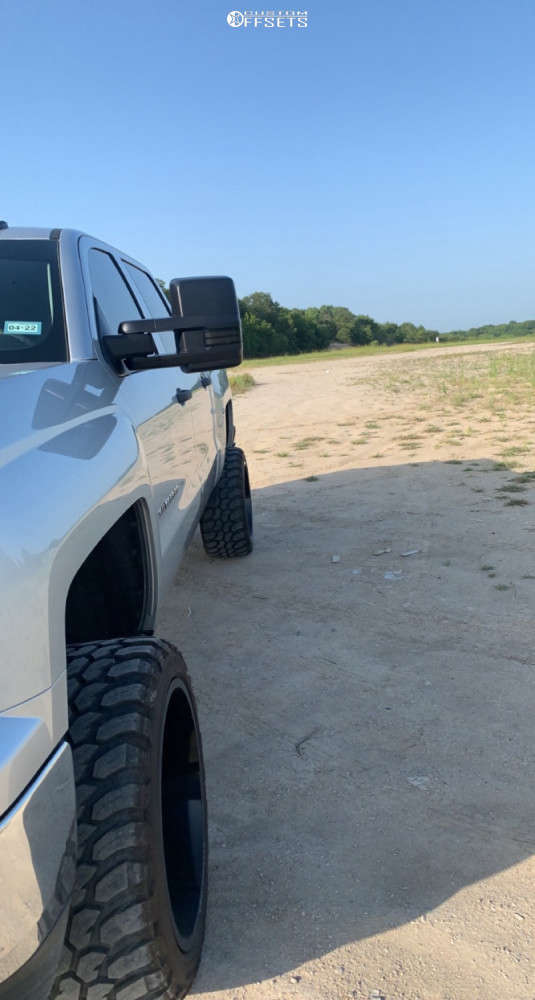 2014 Chevrolet Silverado 1500 with 22x12 -44 Steel Off-Road Sd610 and ...