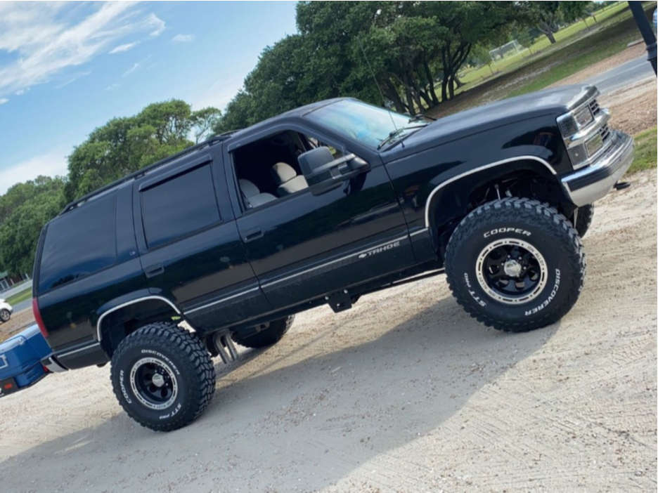 1999 Chevrolet Tahoe with 16x10 0 Alloy Ion 174 and 315/75R16 Cooper ...